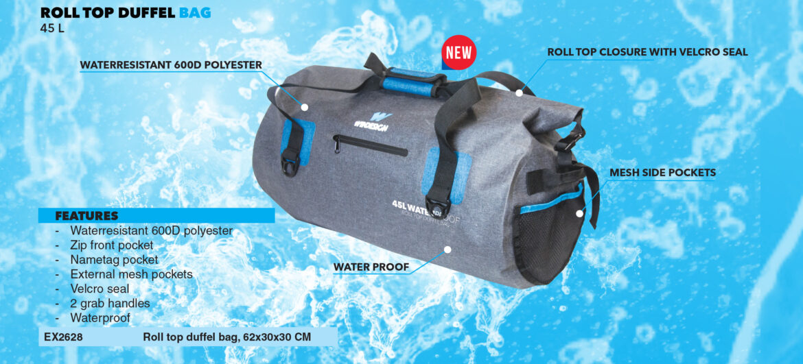 EX2628 – Roll top duffel bag 45 liter Windesign Sailing – Optiparts ...