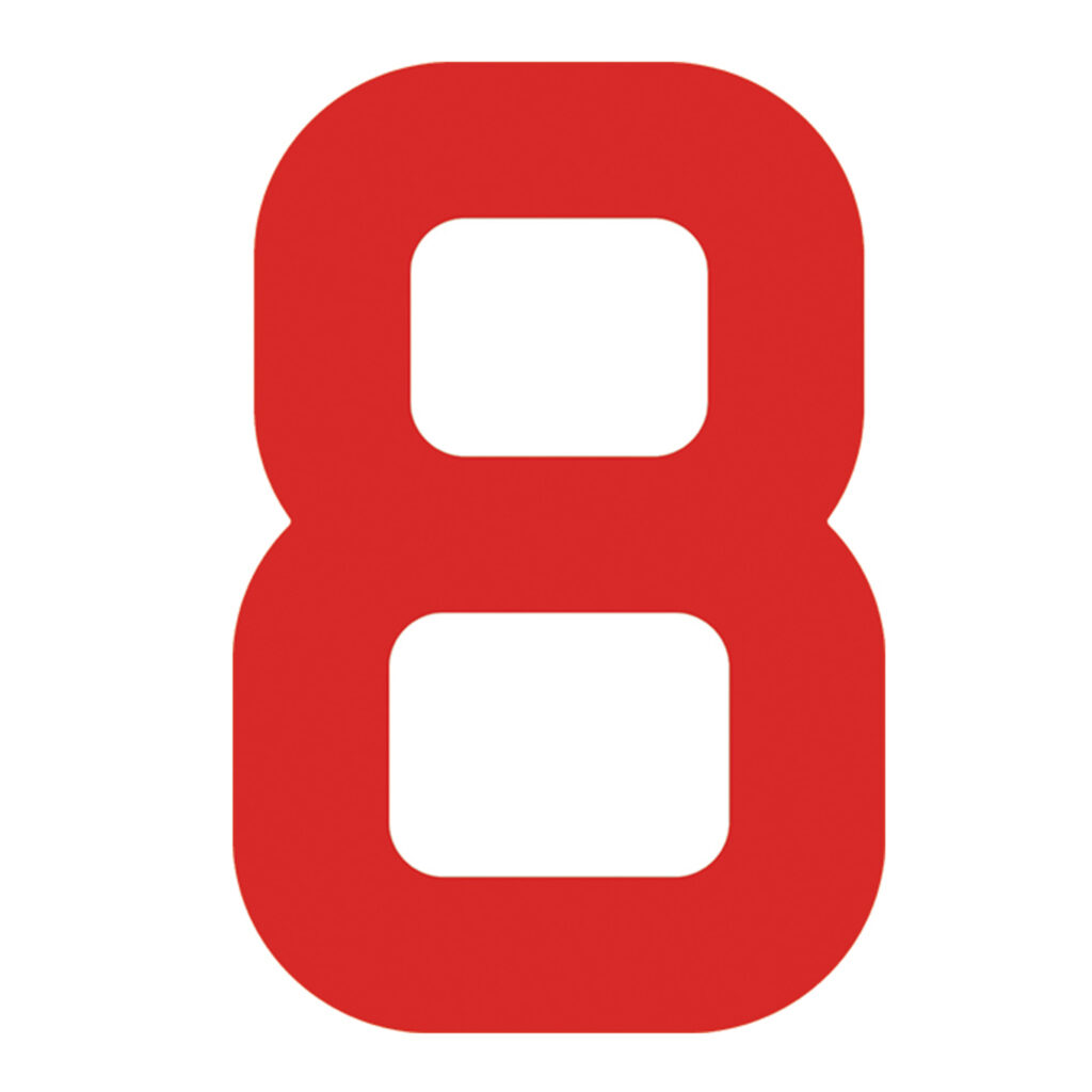 EX1420 – Sail numbers and letters 23.5cm for Optimist and Laser® / ILCA ...