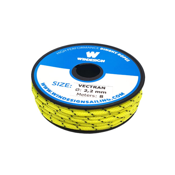 EX13672Y – 2.2 mm Vectran line mini reel 8 m, fluor yellow – Optiparts ...
